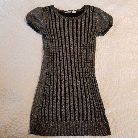 Cato | Dresses | Cato Girls Stretchy Metallic Dress | Poshmark